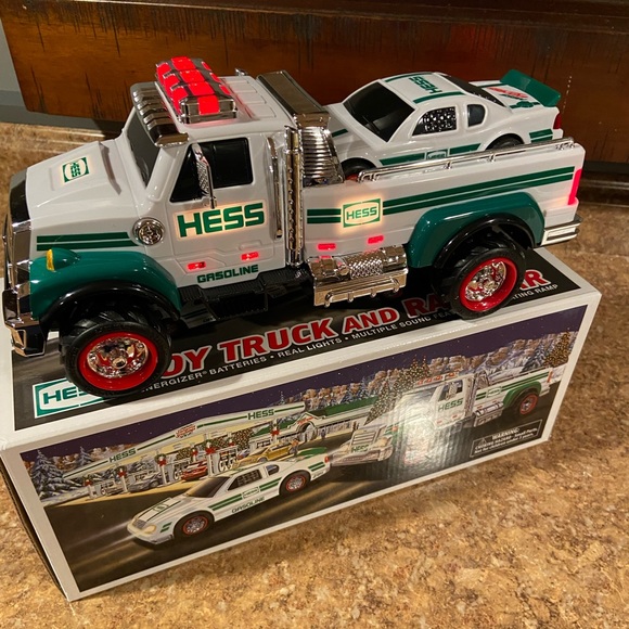 Hess | Toys | Hess 21 Truck And Race Car | Poshmark